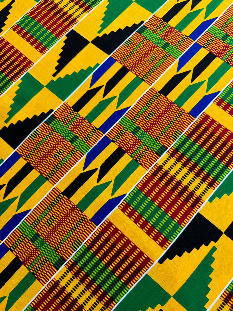 African Kente Print Fabric – Afrika Warehouse