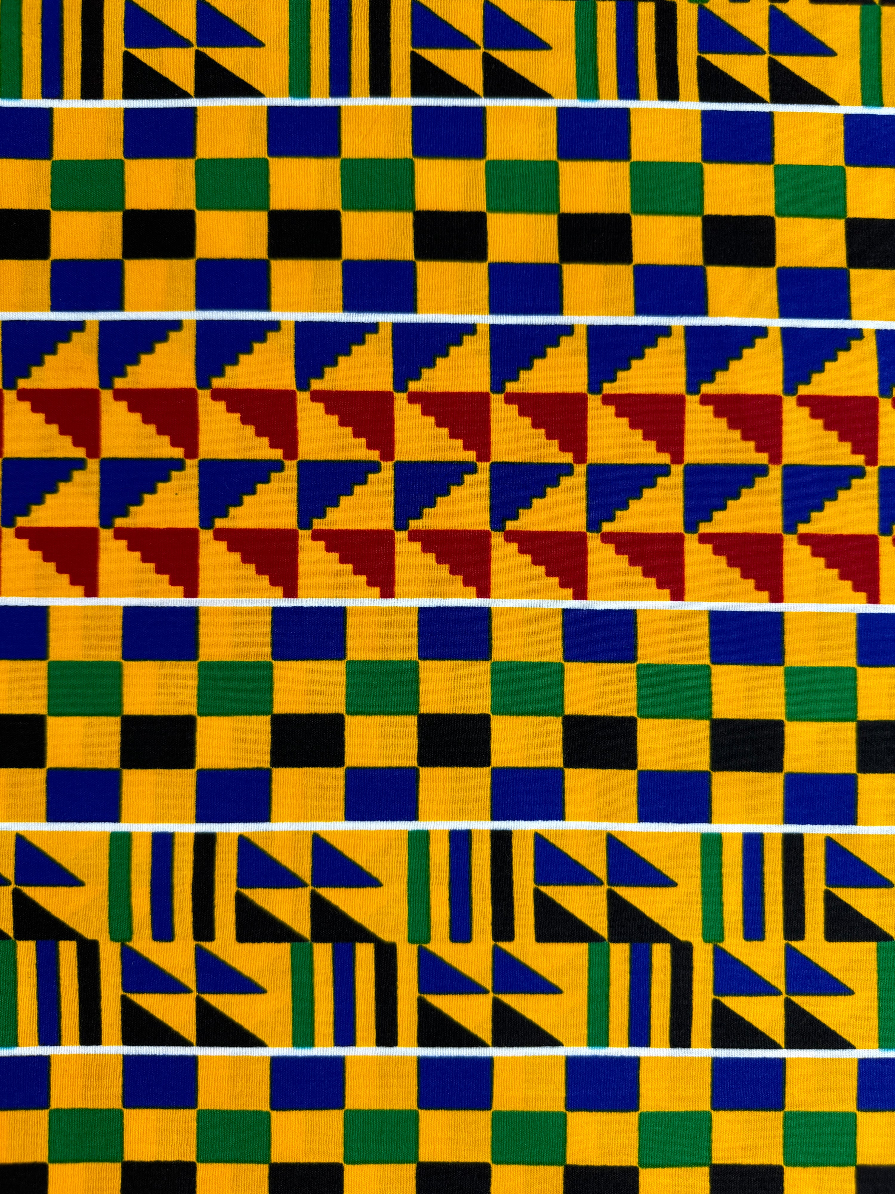 African Kente Print Fabric