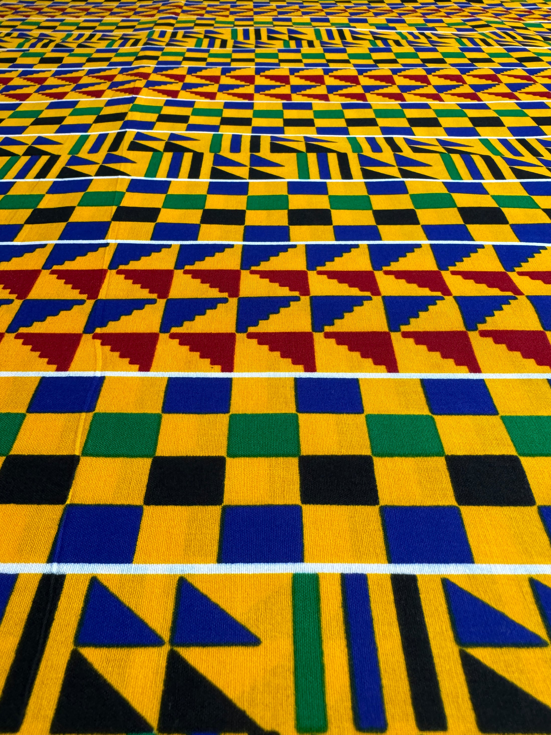 African Kente Print Fabric