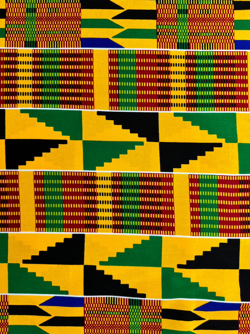 African Kente Print Fabric