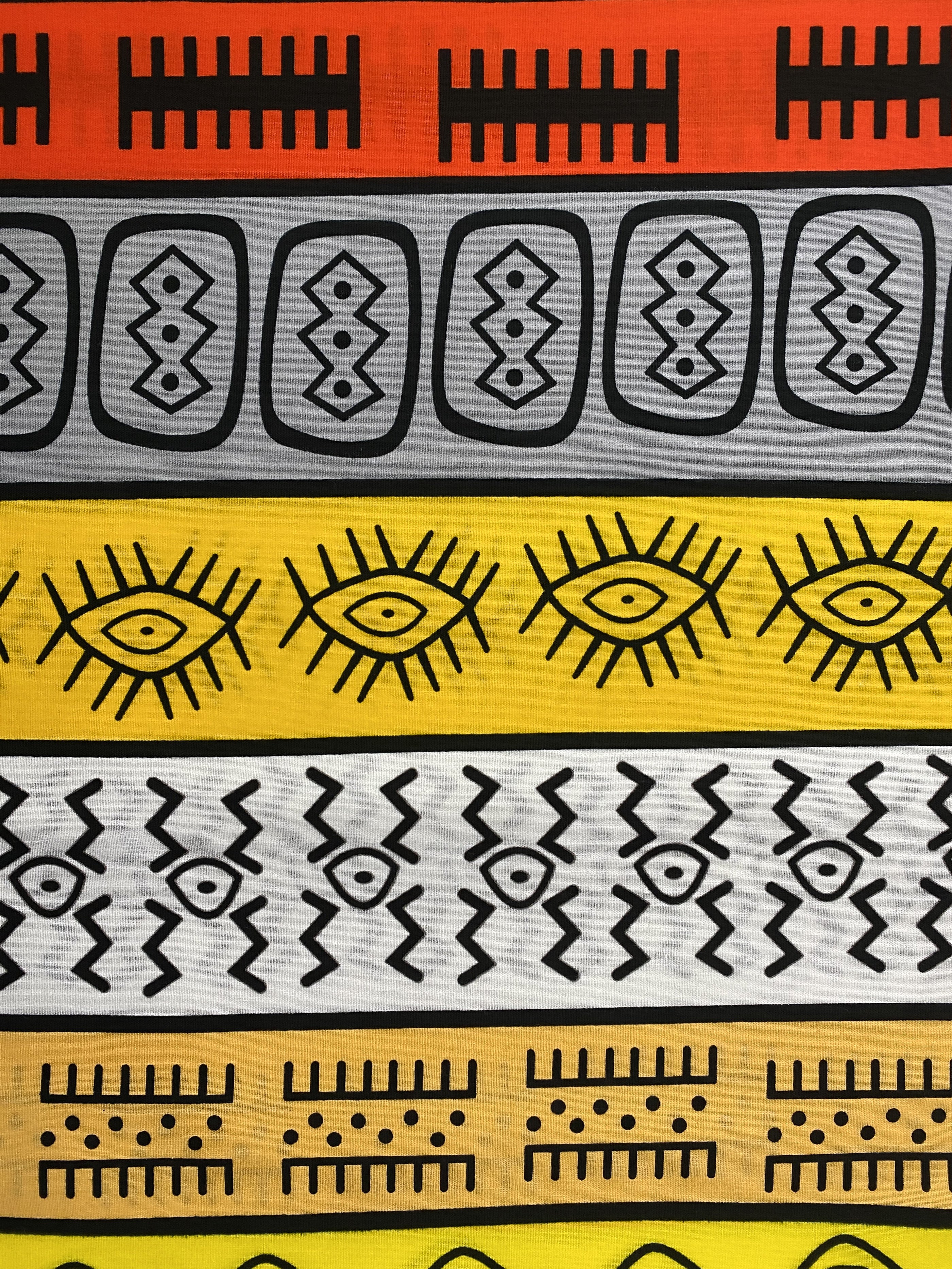 African Tribal Print Fabric