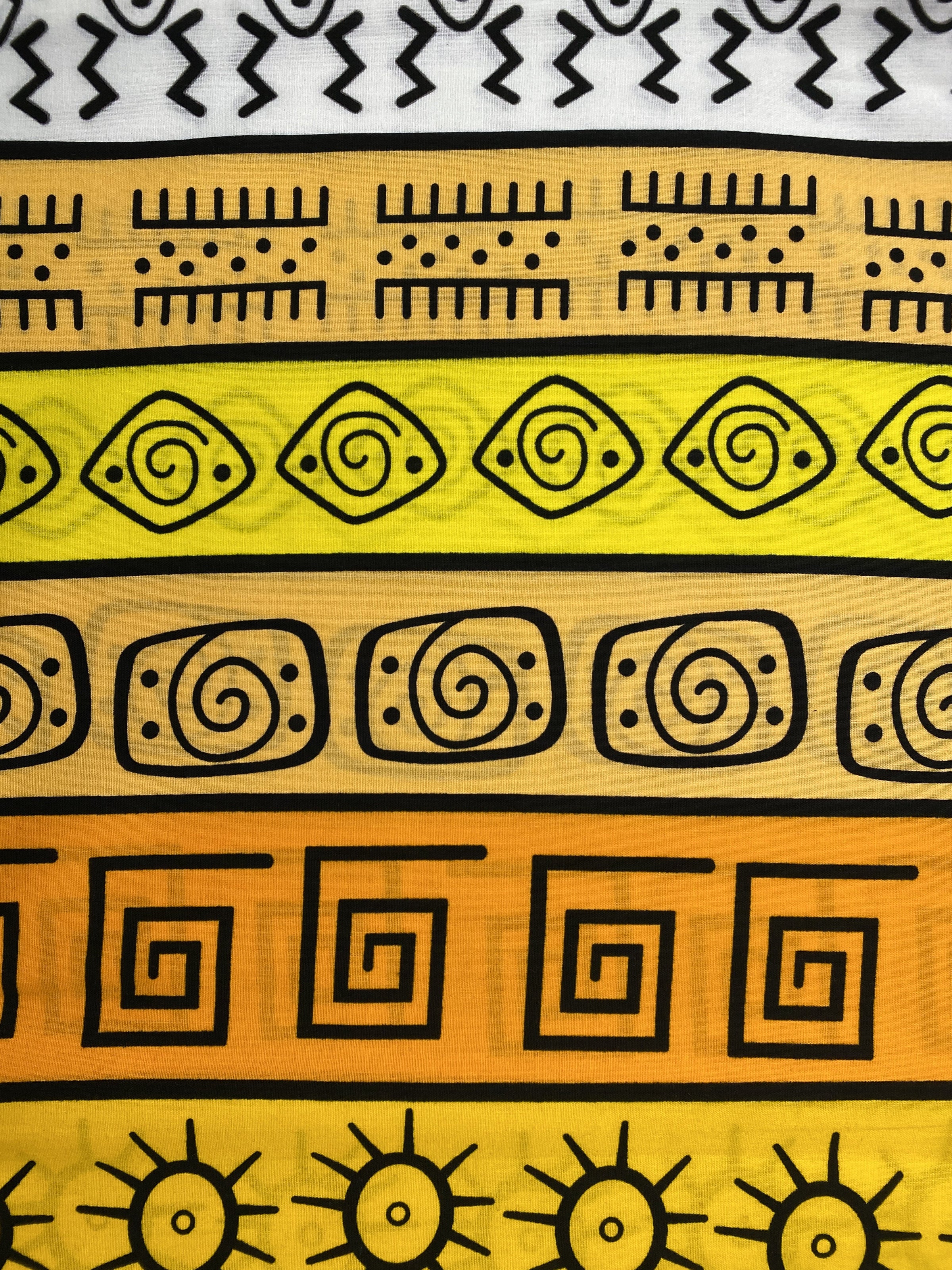 African Tribal Print Fabric