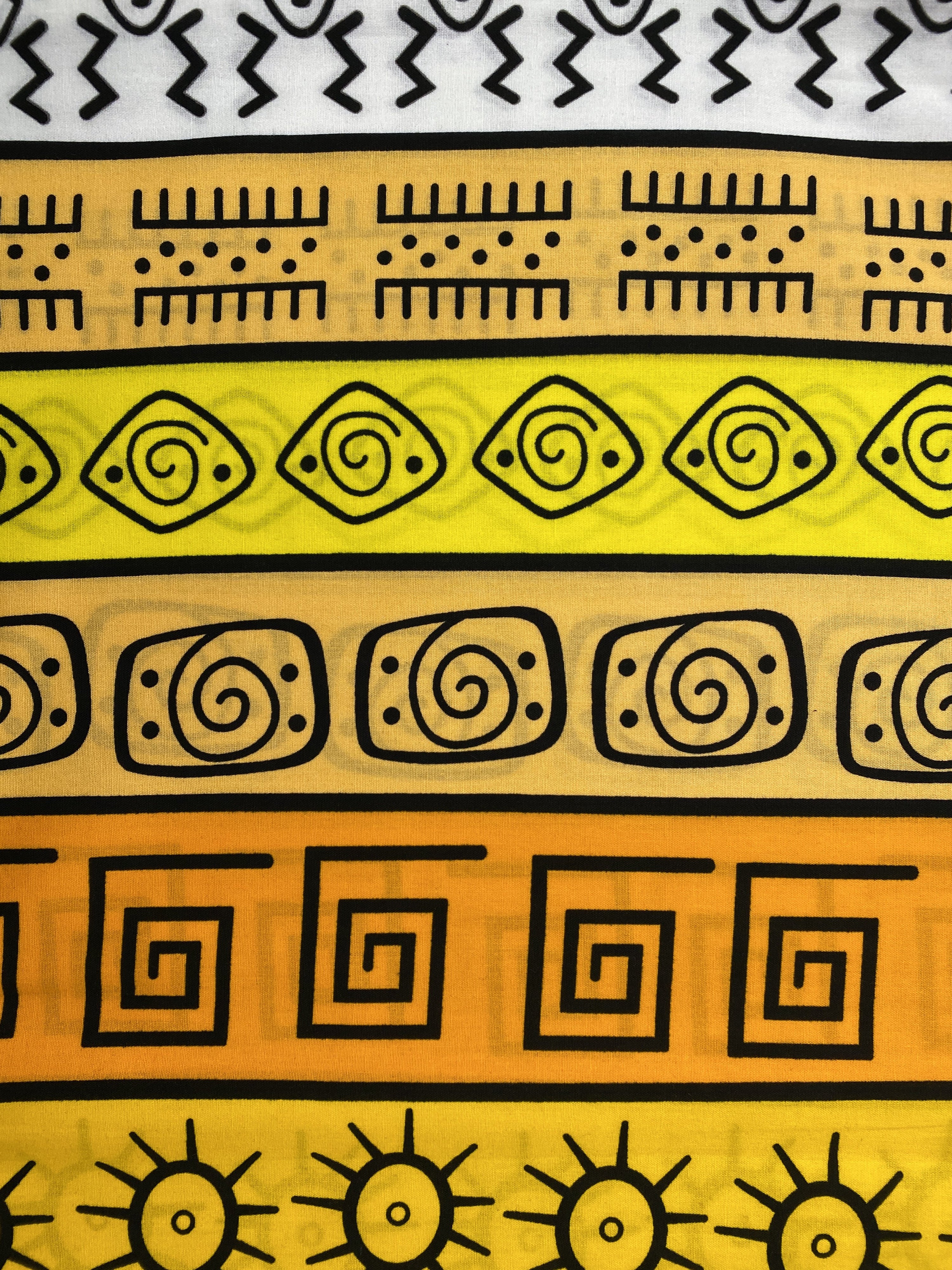 African Tribal Print Fabric