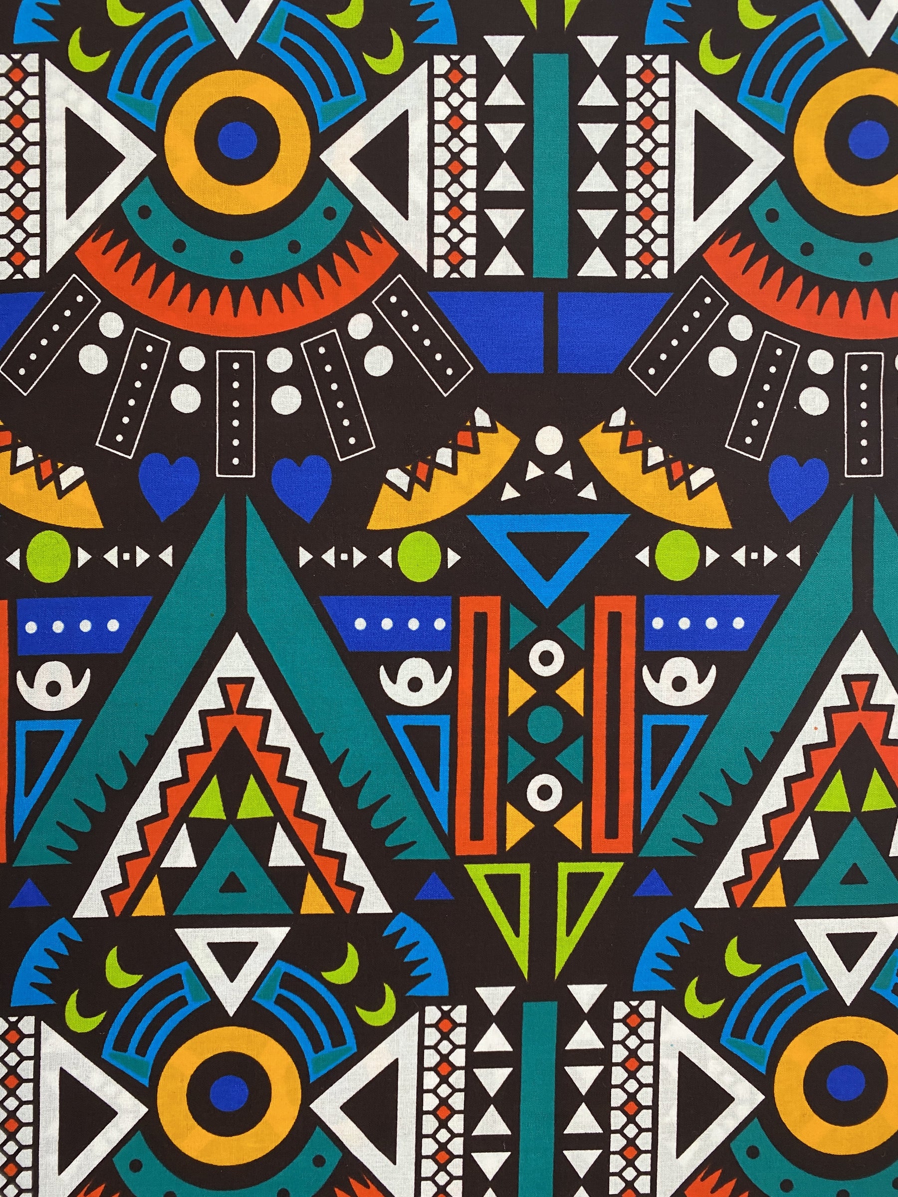 African Tribal Print Fabric