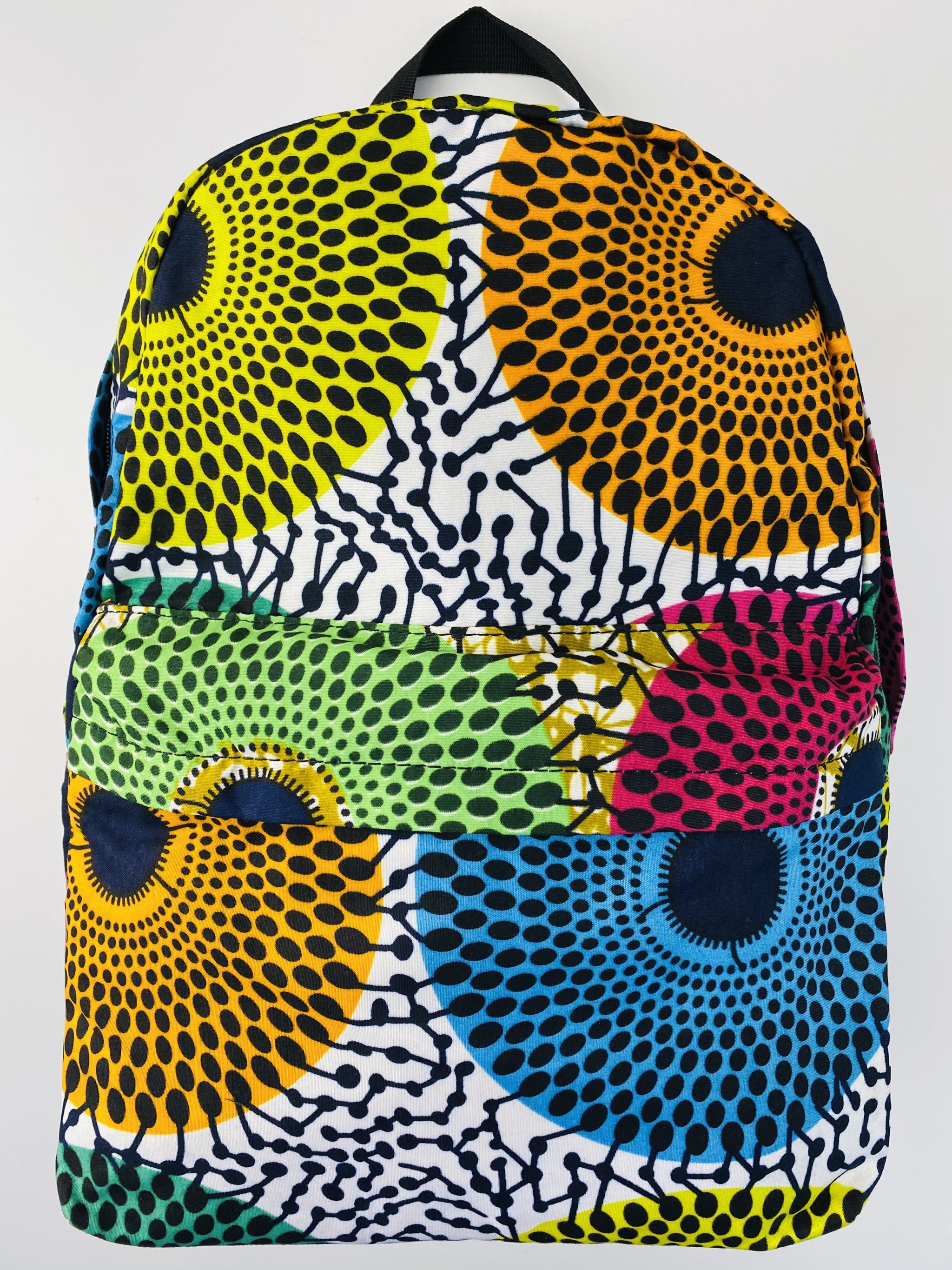 African Print Backpack