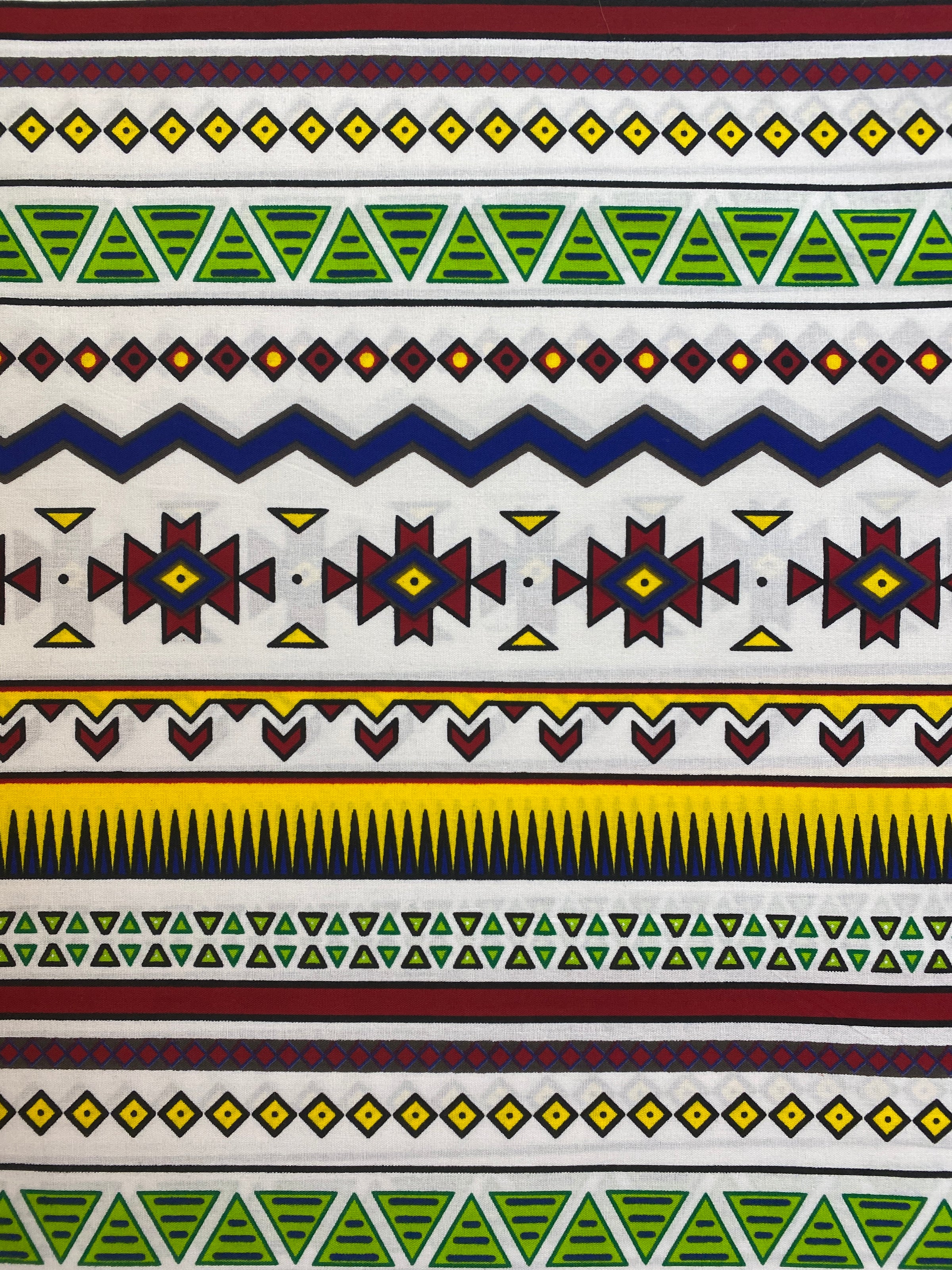 African Tribal Print Fabric