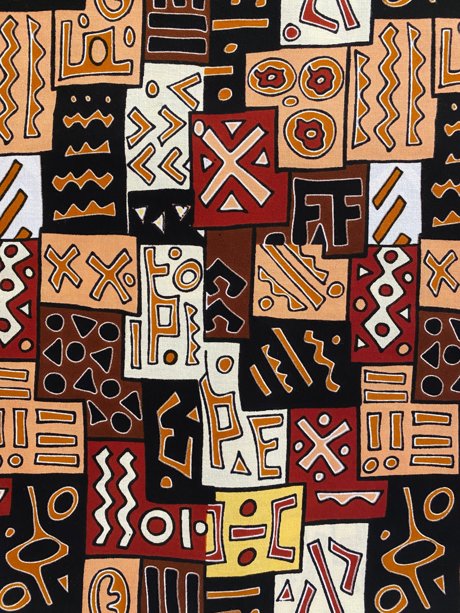 African Tribal Print Fabric