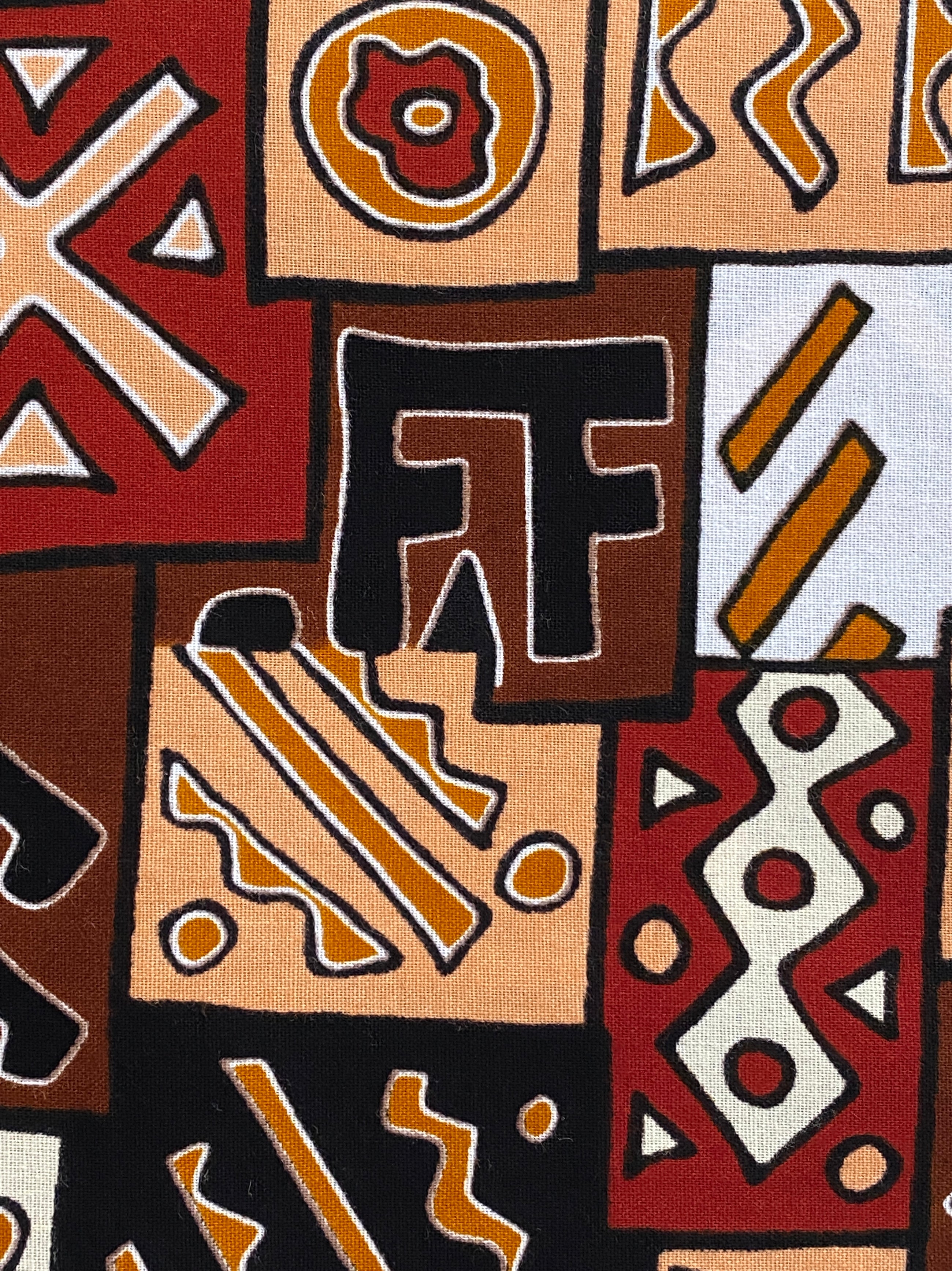 African Tribal Print Fabric